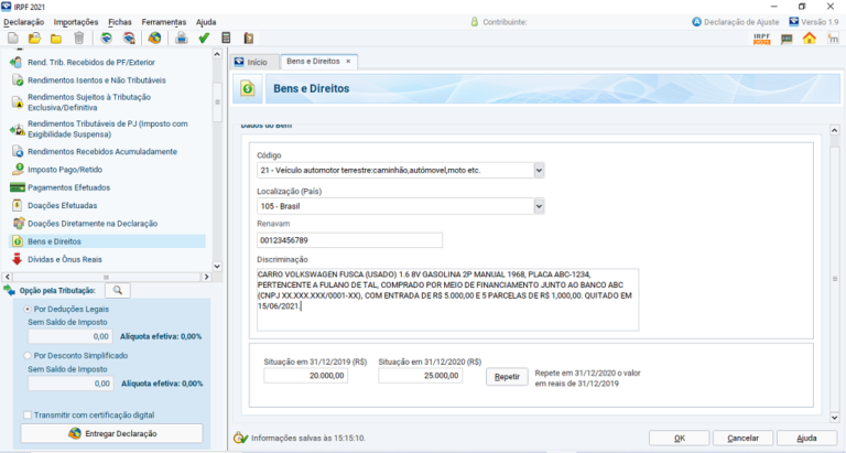 COMO DECLARAR VEÍCULO QUITADO NO IMPOSTO DE RENDA | Blog do IR Bot